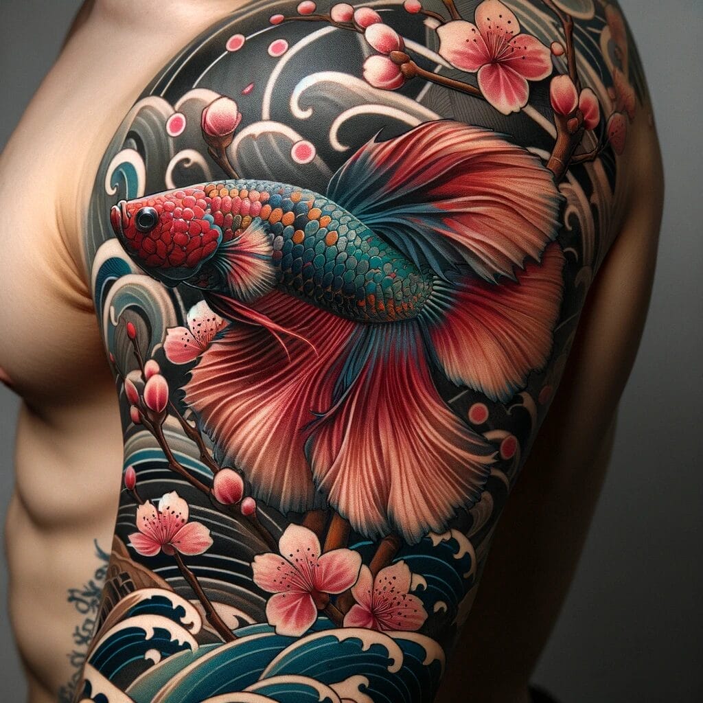 25 Unique Betta Fish Tattoo Design Ideas For Creative Owners – Acuario Pets