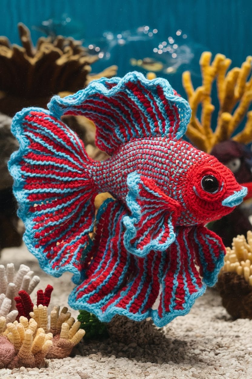 Crochet a Stunning Betta Fish in Just Minutes – Free Patterns Inside ...