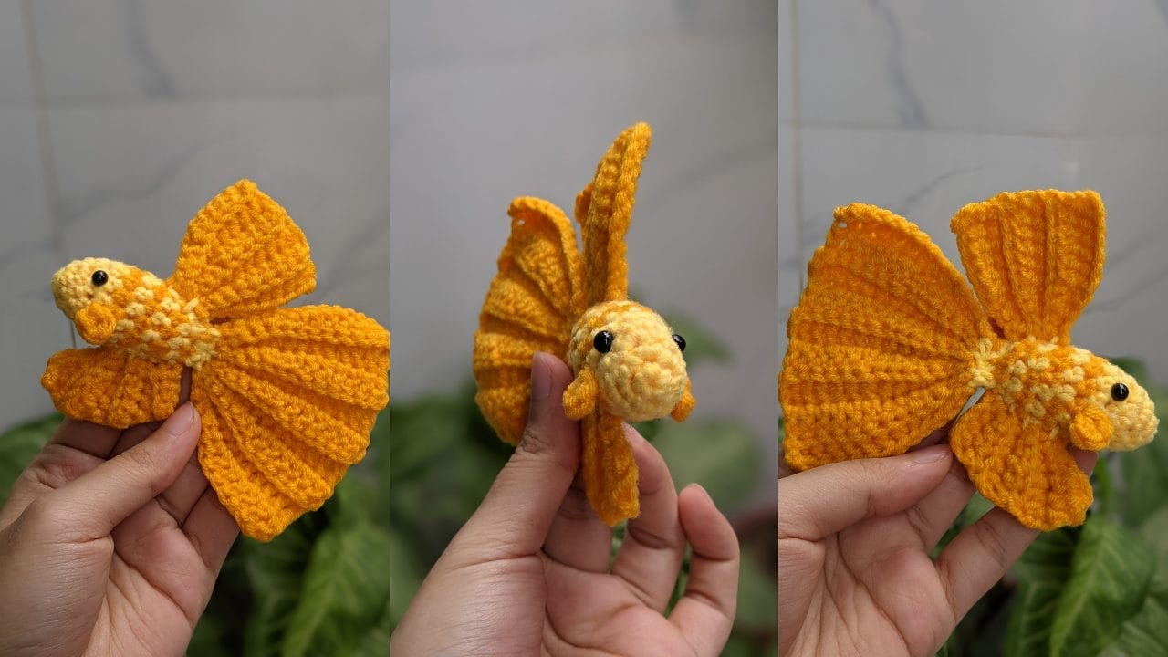 How to Crochet a Realistic Betta Fish (With Free Pattern & Photos ...