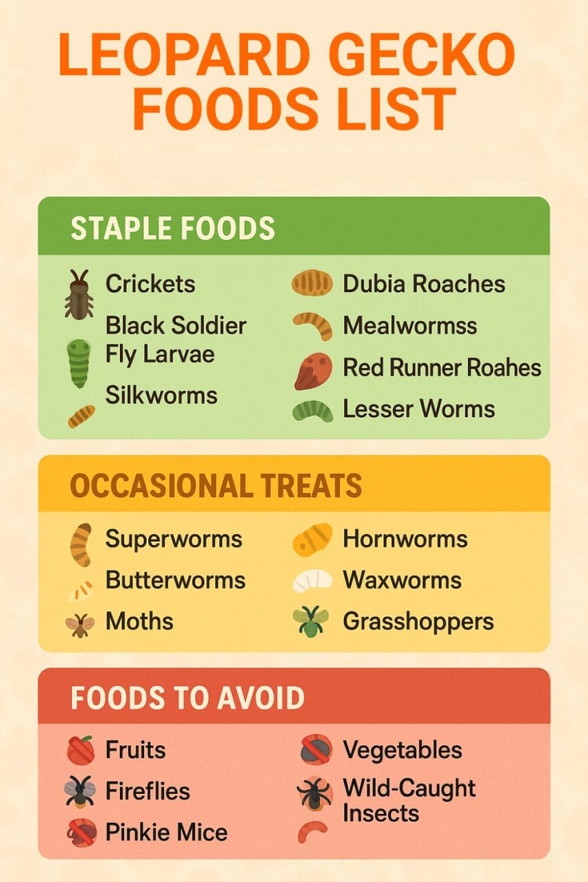 The Ultimate Leopard Gecko Diet Plan Vets Swear By – Acuario Pets