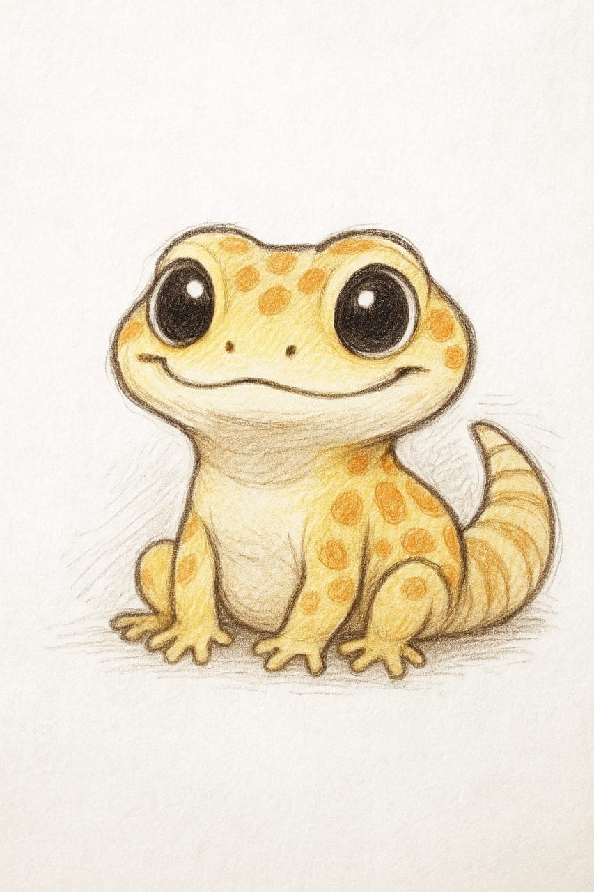 Leopard Gecko Drawing Styles: 5 Ways to Sketch One – Acuario Pets