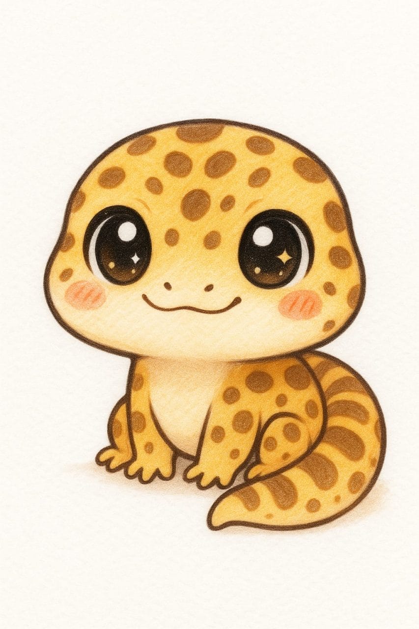 Leopard Gecko Drawing Styles: 5 Ways to Sketch One – Acuario Pets