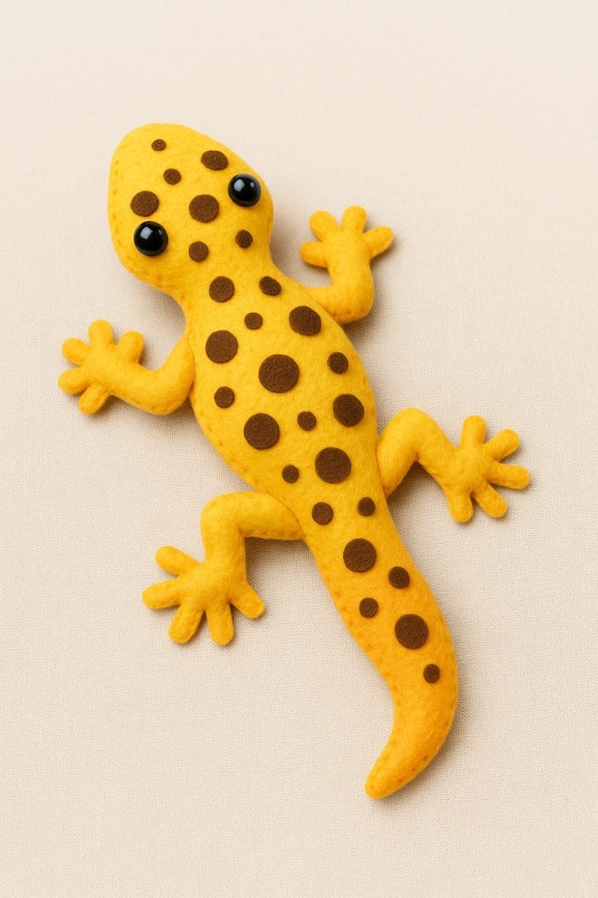 Make This Adorable Leopard Gecko Plush (Free Sewing Pattern Inside ...