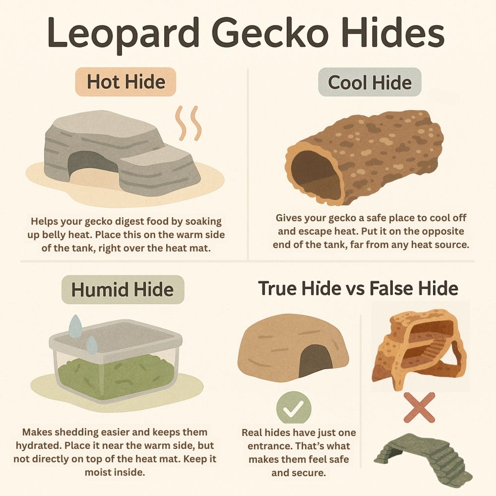 The Only 3 Hides Your Leopard Gecko Truly Needs – Acuario Pets