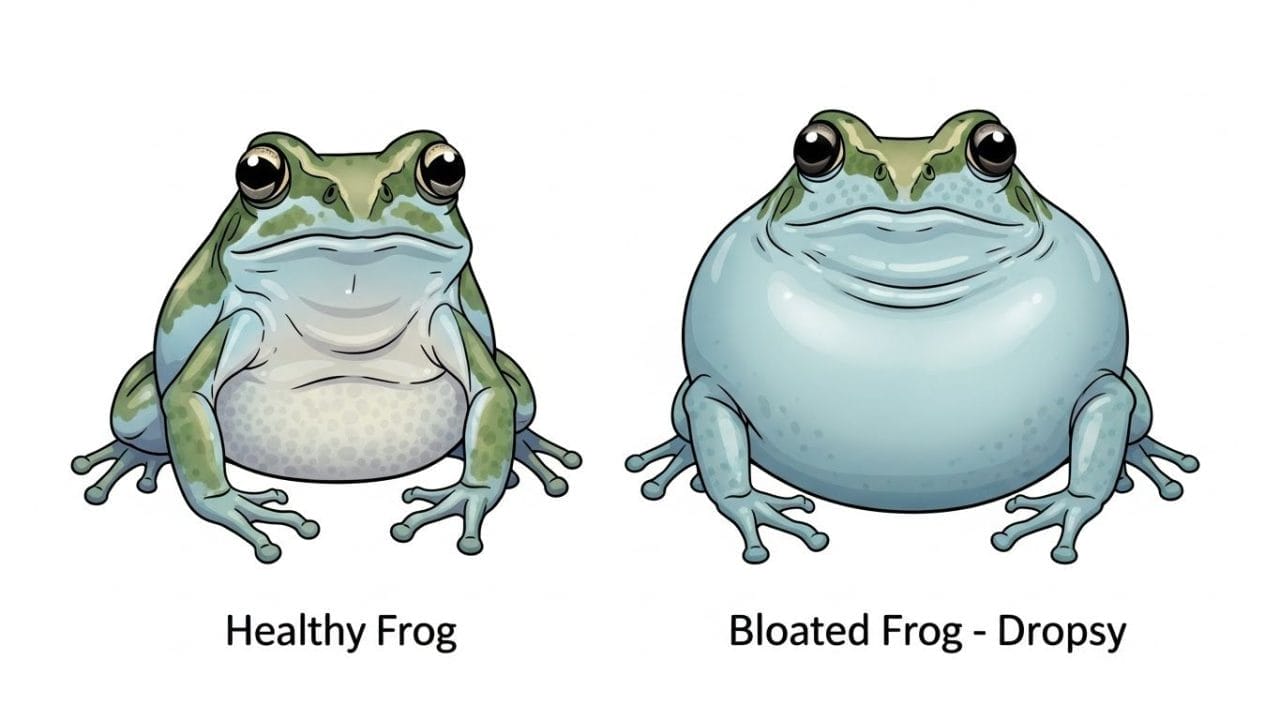 African Dwarf Frog Bloated: Dropsy or Overfeeding? – Acuario Pets