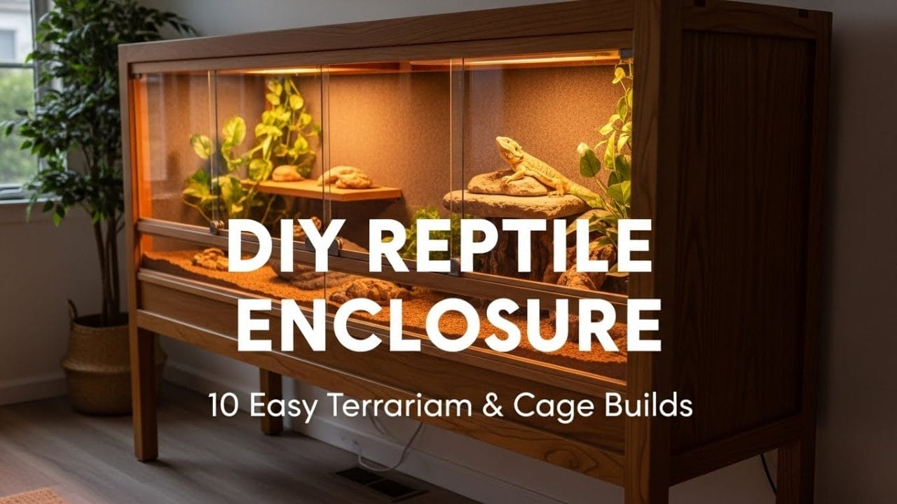 10 DIY Reptile Enclosure Ideas: Easy Builds for Terrariums, Cages ...