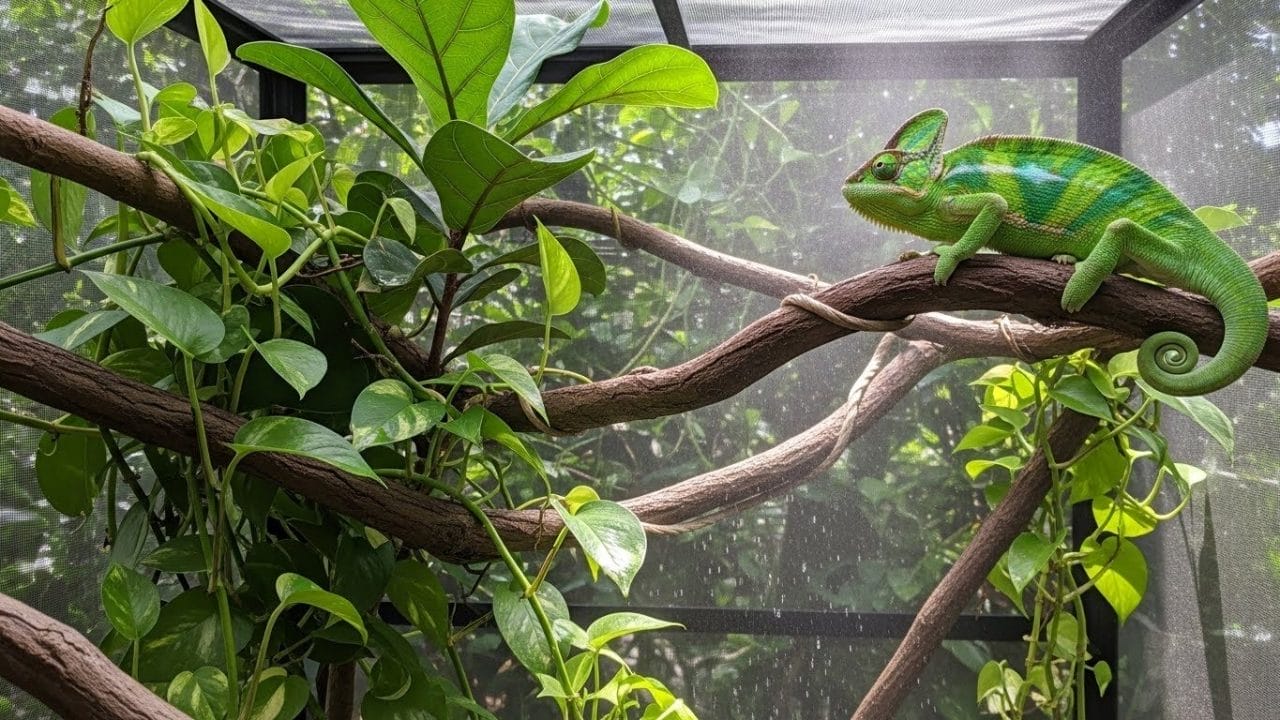 How Big Should a Chameleon Cage Be? Species-by-Species Breakdown ...